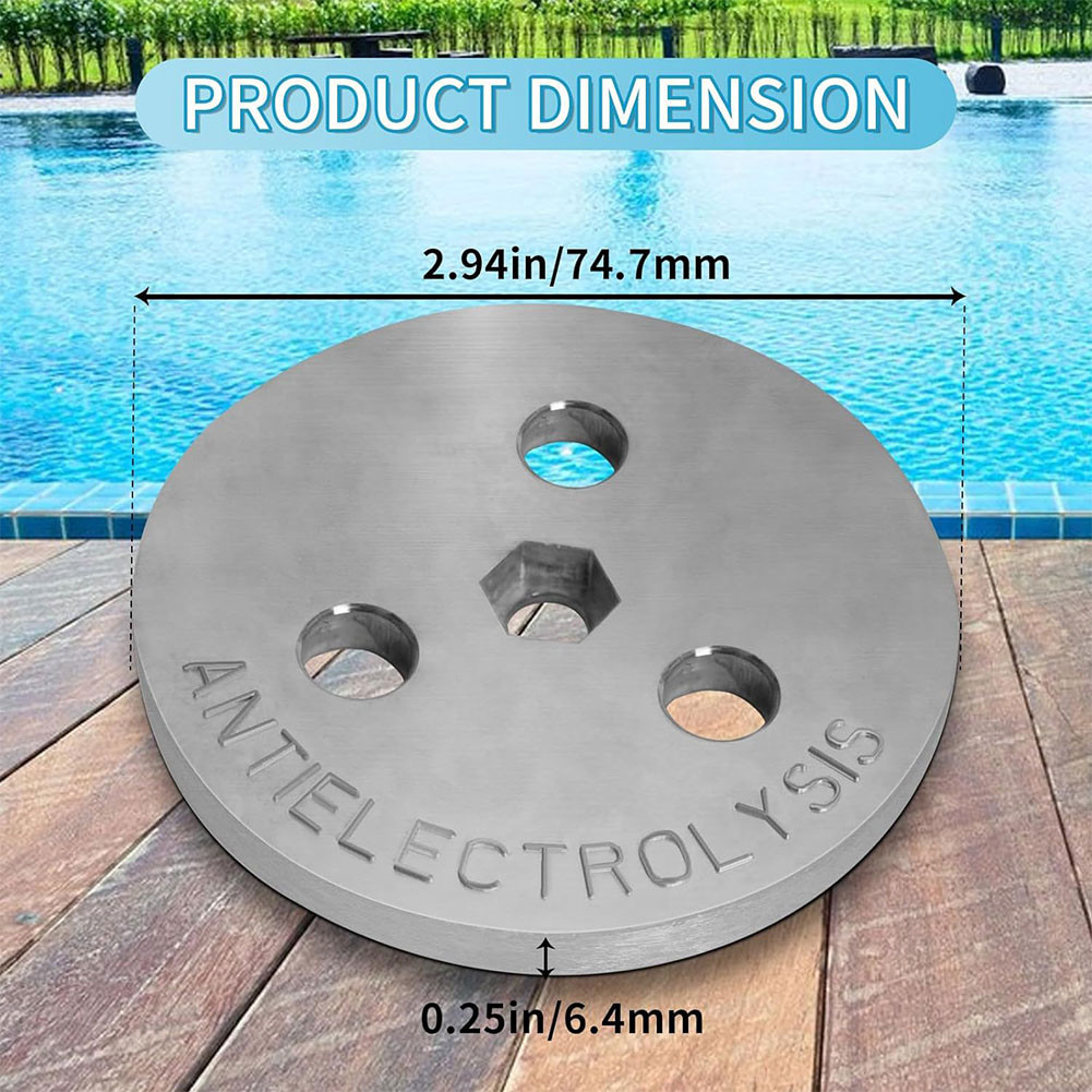 [Verne.my] Pool Skimmer Zinc Anode Weight Plate Anti-Electrolysis ...