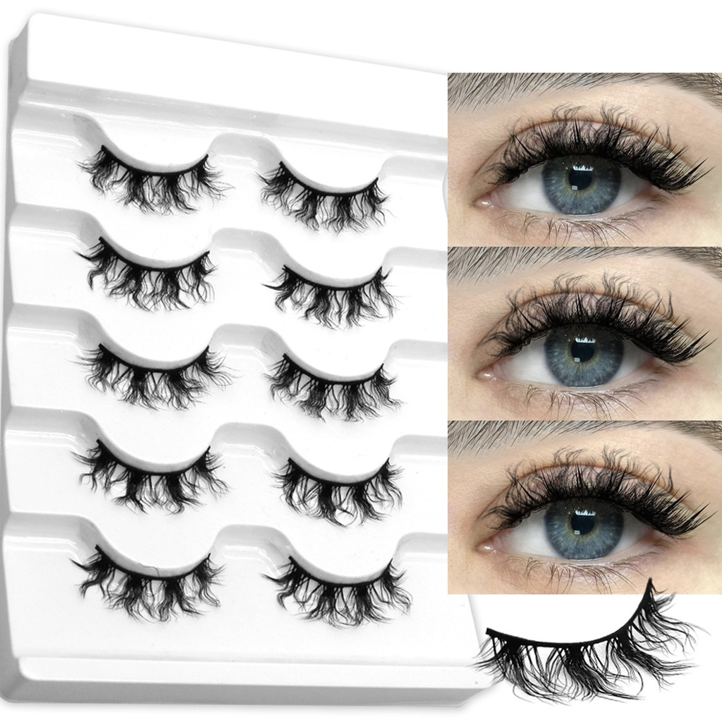 False Eyelashes!Wool Curling Eyelashes Right Angle Barbie Thick Cute ...