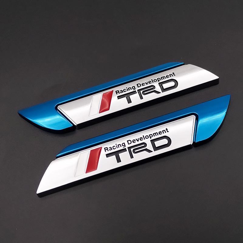 Modified Car Stickers TRD Car Stickers Car Metal Decoration Tail Labels ...