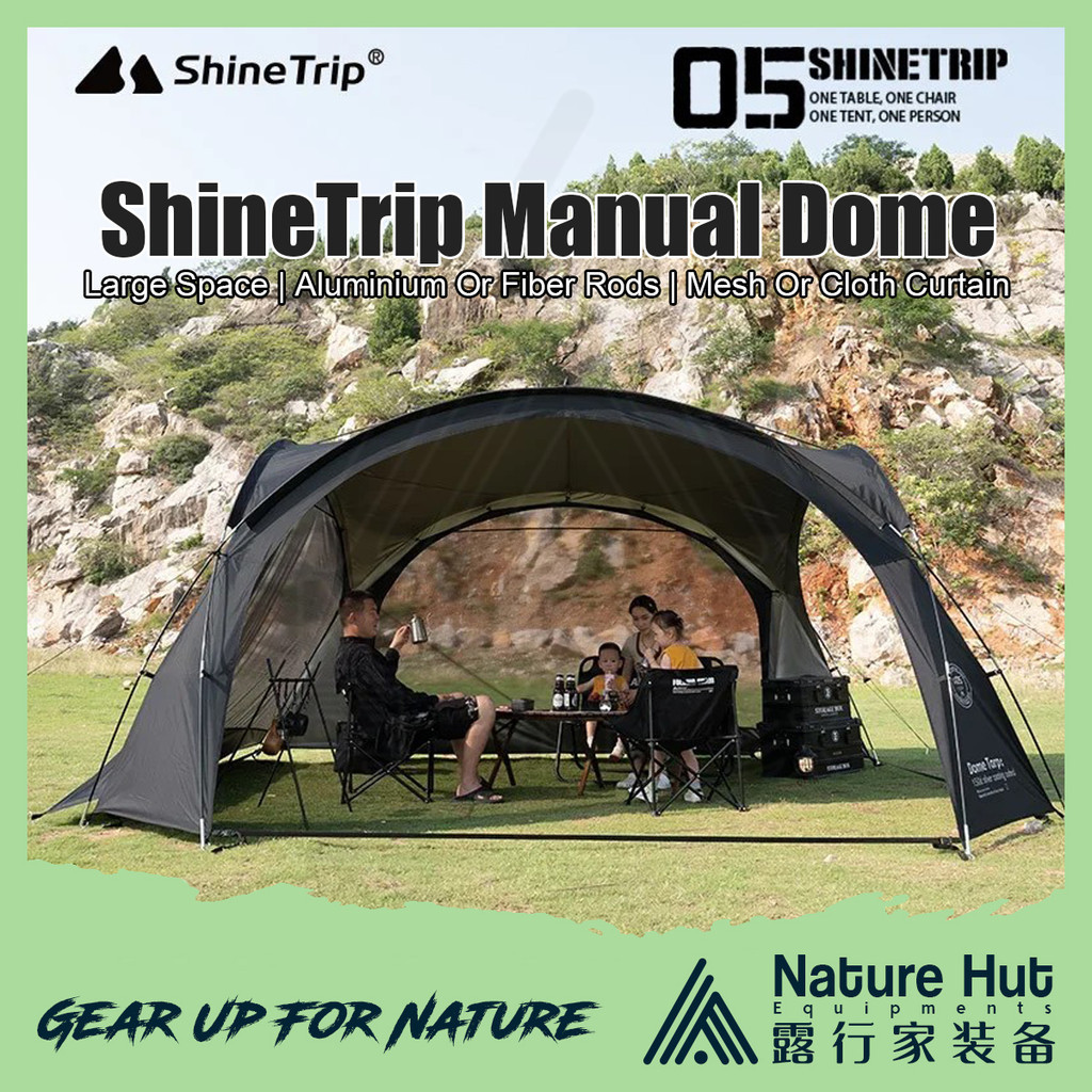 ShineTrip Dome Tent Shelter Canopy Camping Outdoor Aluminium Tarp ...