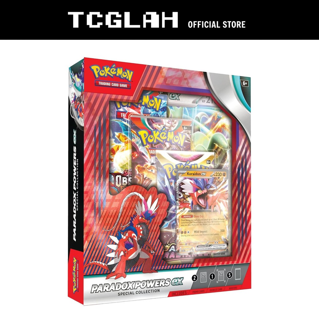 Pokemon TCG Paradox Powers EX Special Collection - Trading Card Game ...