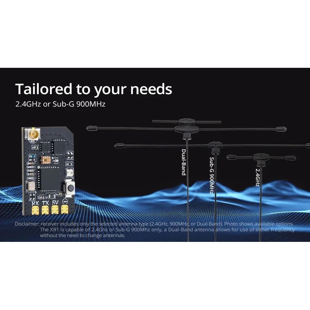 Radiomaster XR1 2.4GHz Sub-G 900MHz Dual-band Semtech LR1121 ...