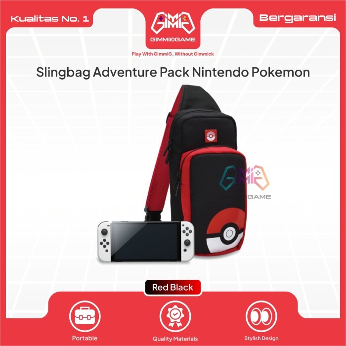 Nintendo Switch Lite OLED Sling Shoulder Bag Adventure Pack Travel Bag ...