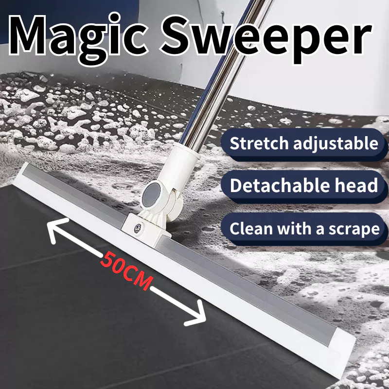 Sweep Magic Broom Floor Mop Broom Wiper Broom Floor Scraper Magic ...