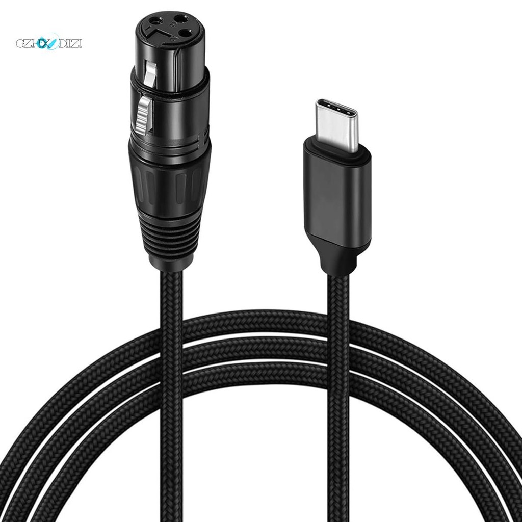 XLR to USB C USB C to XLR for Phone to Microphone XLR to USB Cable for ...