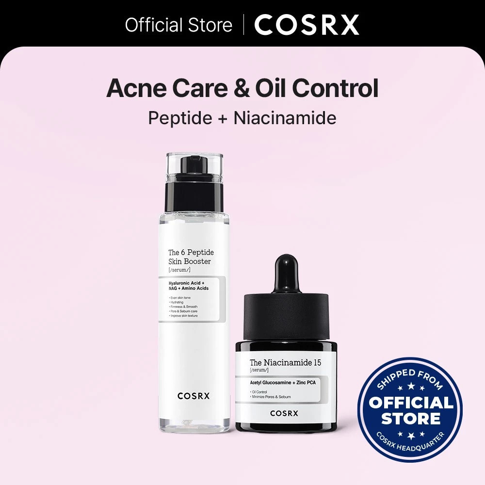 COSRX The 6 Peptide The RX Derm Serum Cream Niacinamide 15 20ml Vitamin C 23 20g Hyaluronic 3 ...
