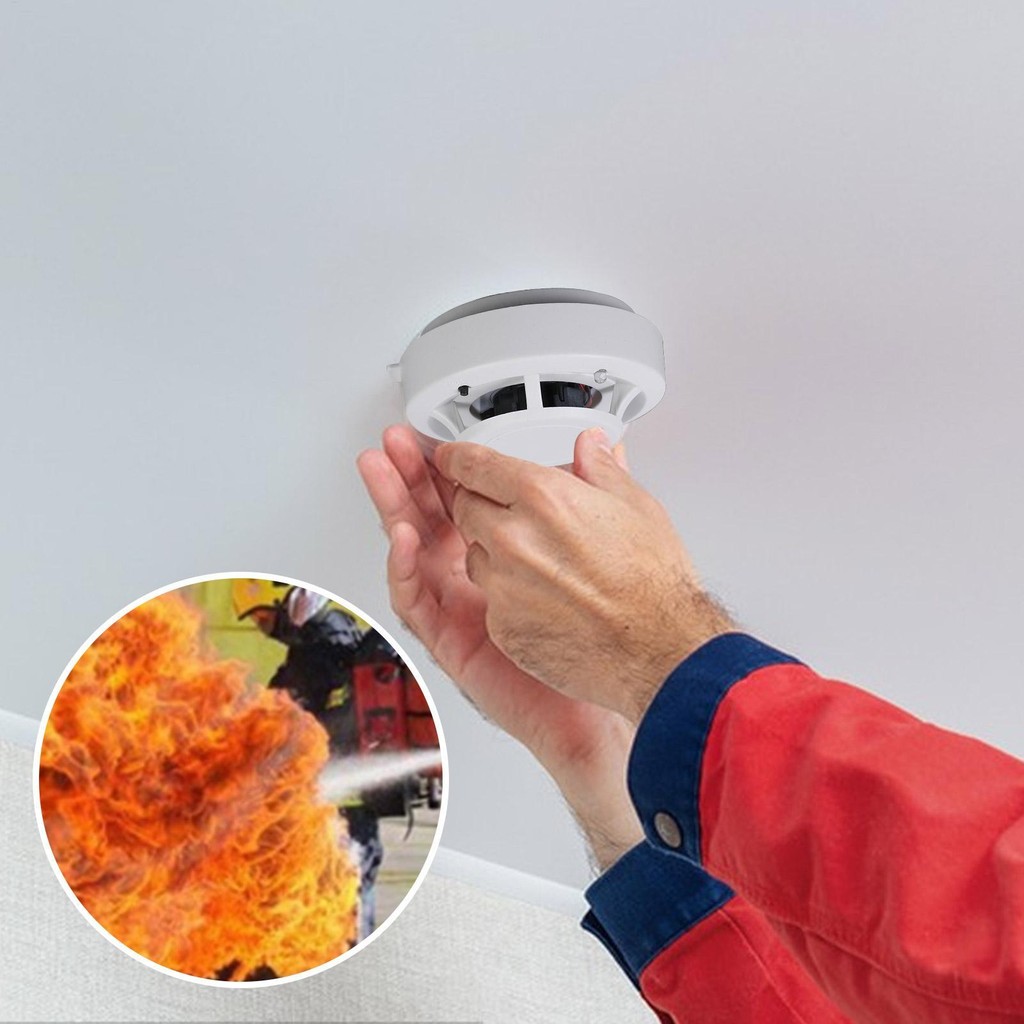 Fire Alarm Home Fire Detector Small Wireless Fire Detector Battery ...
