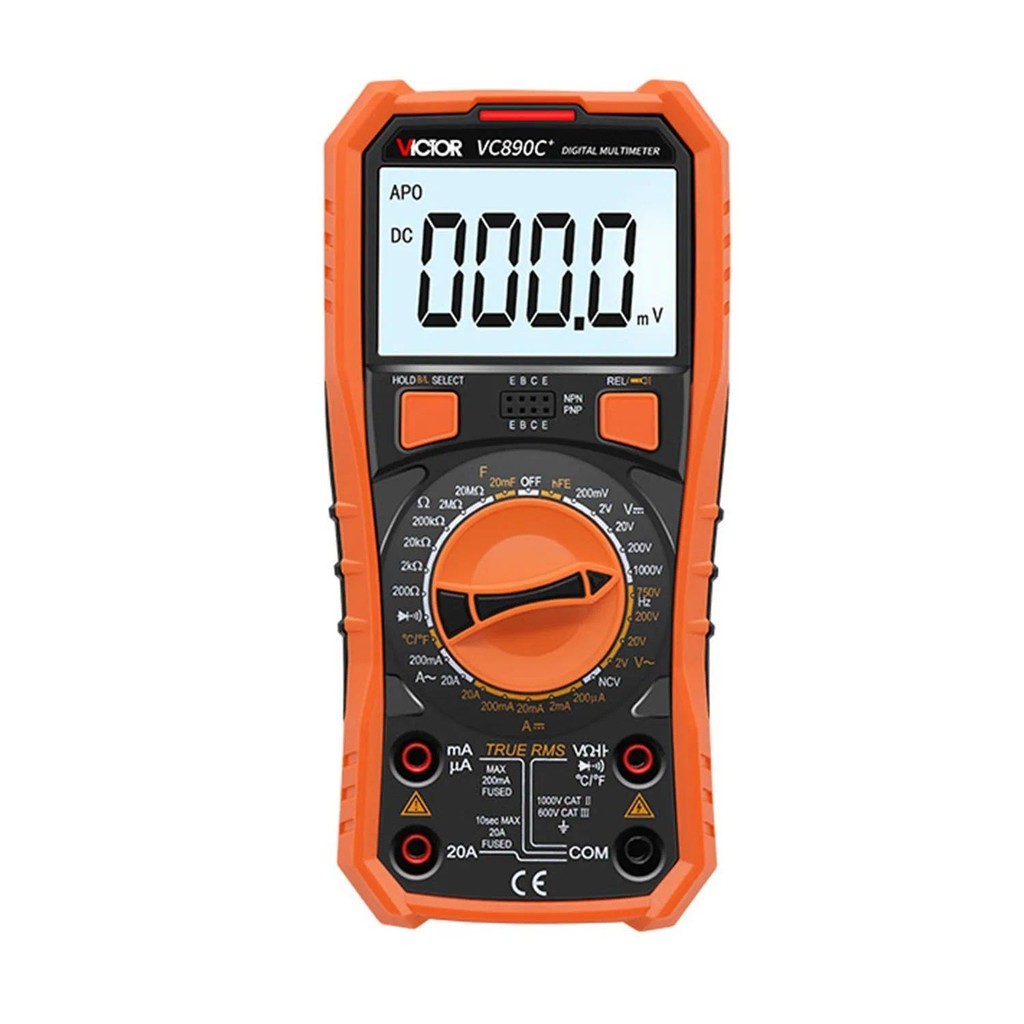 VICTOR VC890D VC890C+ VC890E Digital Multimeter True RMS Capacitor ...