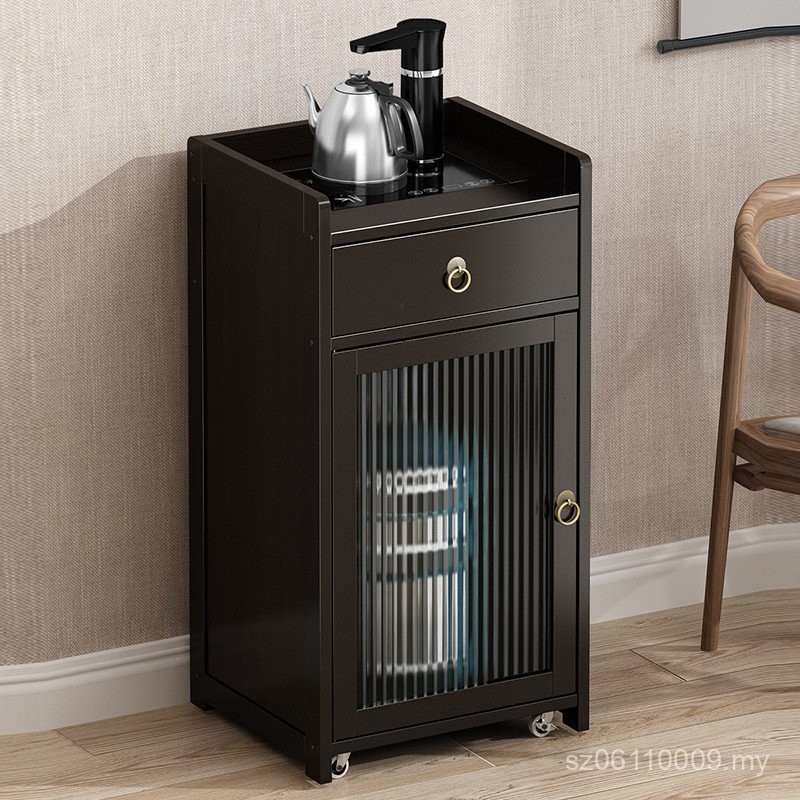 Trolley with Wheel Integrated Coffee Table Tea Bar Machine Side Table ...