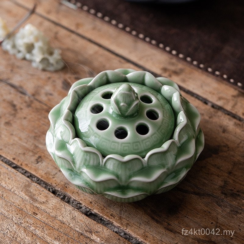 Incense Burner Incenseware Indoor Incense Petal Celadon Incense Incense ...