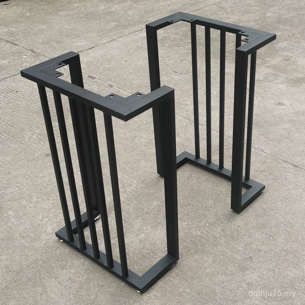 CS Besi Seni Meja Logam Meja Tulis Kaki Stand Komputer Rangka Meja ...