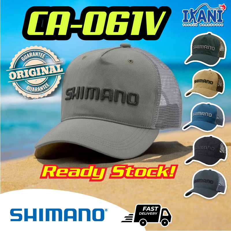 SHIMANO MESH CAP CA-061V ORIGINAL FISHING CAP TOPI MANCING TOPI PANCING ...