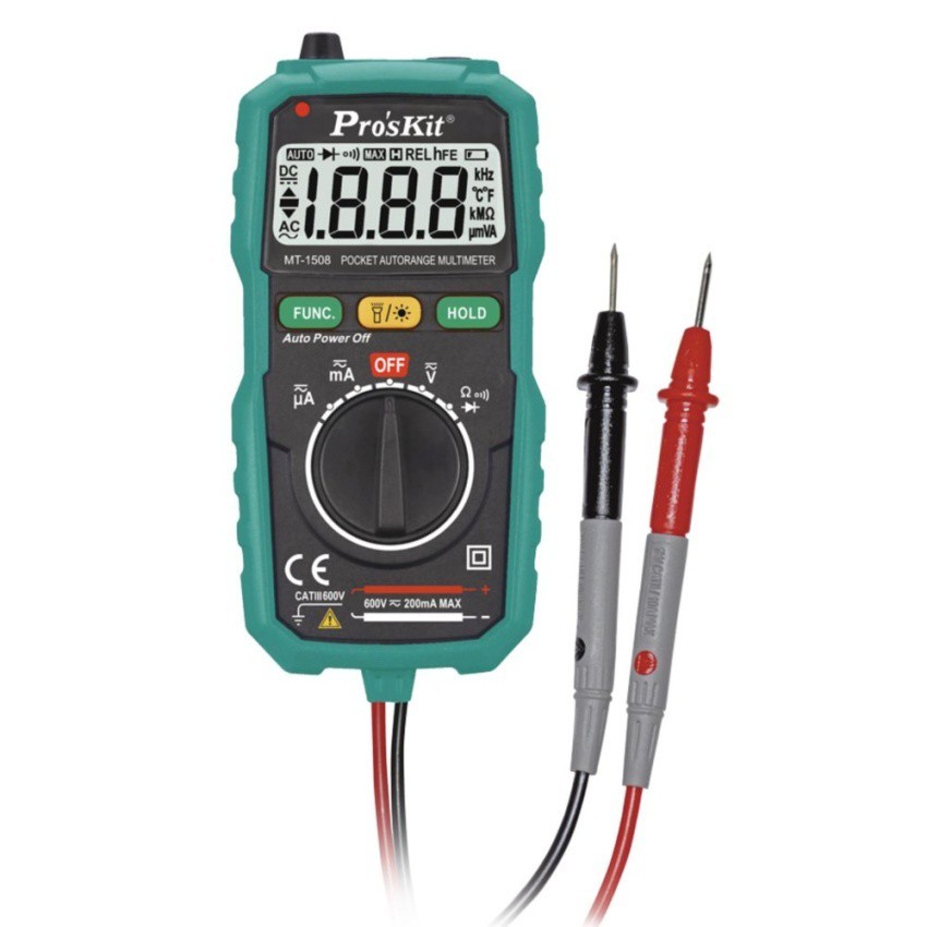 Pro'sKit MT-1508 Pocket Autorange Multimeter (Taiwan) | Shopee Malaysia