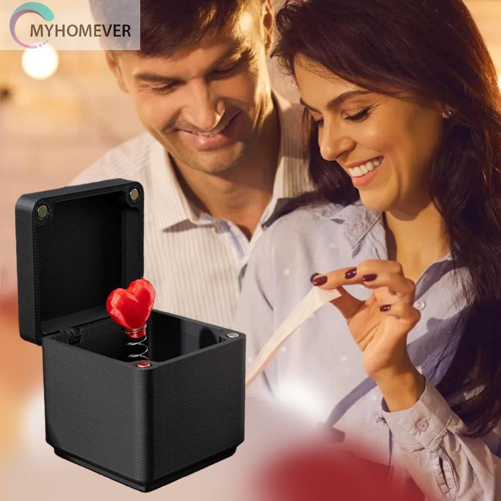 Surprise Gift Box 3D Printed Red Roses Love Heart In A Box Valentines ...
