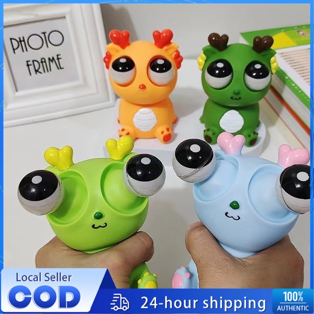 Dragon Squishy Pop Eye Dragon Toy Pop Out Toy Creative Squeeze Toy ...
