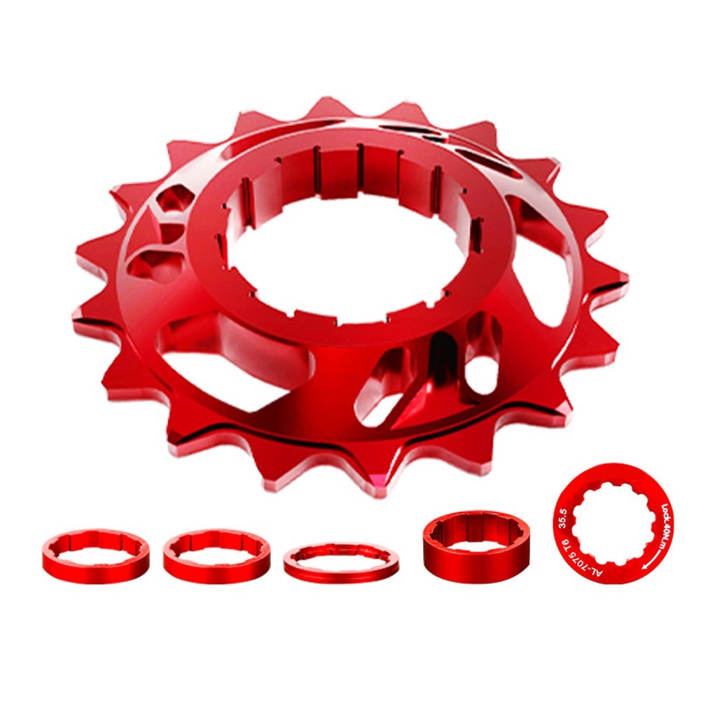 [JTFY] Single Speed Flywheel Conversion Kit 18T Cassette Cog,MTB Road ...