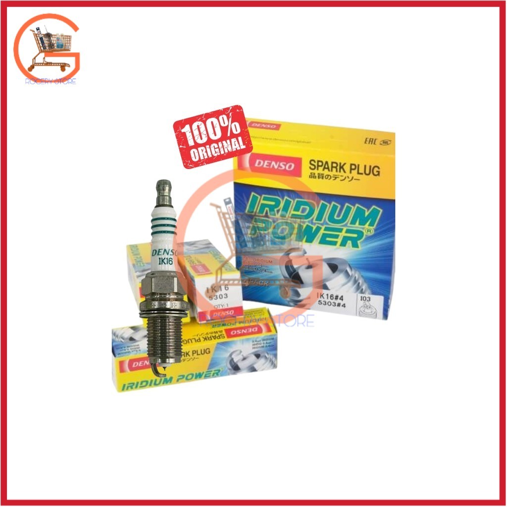 ORIGINAL DENSO IRIDIUM SPARK PLUG TOYOTA VIOS NCP42 NCP93 ALTIS ZZE122 ...