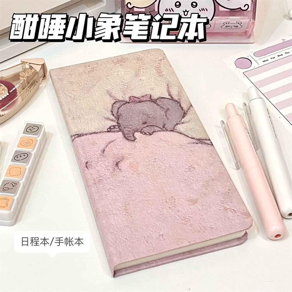 Little Red Book, buku nota gajah kecil tidur yang sama, halaman warna ...
