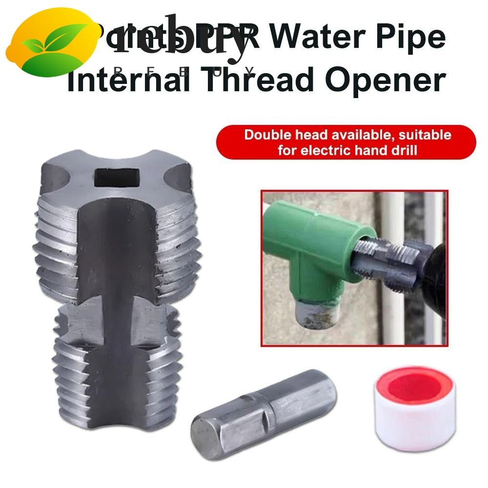 REBUY Internal Thread Opener, Punching Plastic PVC Pipe Threader Kit ...