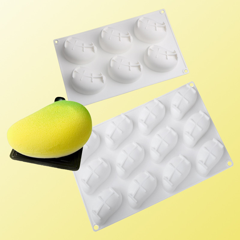 3D Mango Design Silicone Cake Molds Party Pastry Bakeware Fruit Mousse ...