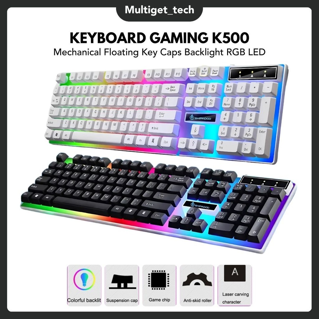 CAHAYA Mechanical Gaming Keyboard for desktop PC Laptop windows ...