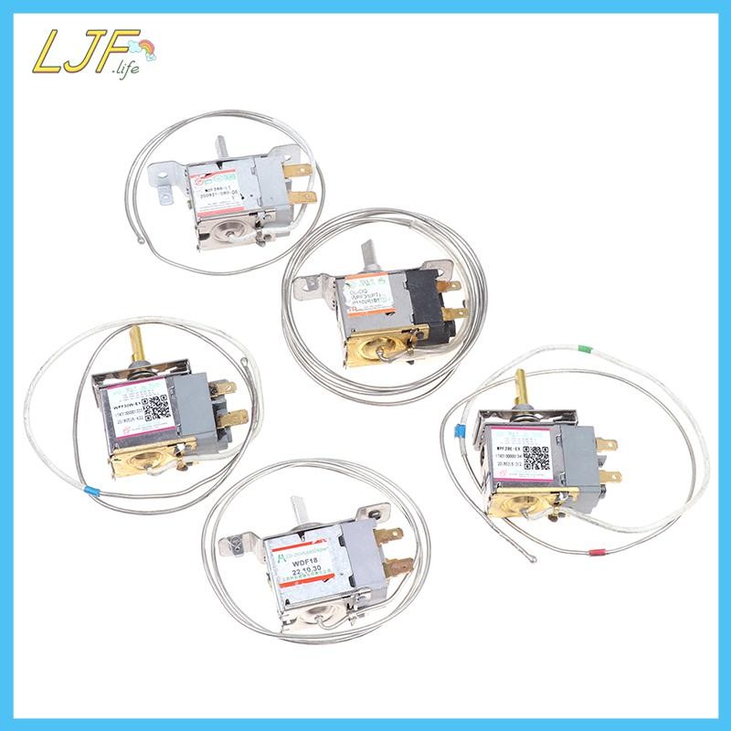 LJF WPF22-L 2/3Pin Refrigerator Thermostat Household Metal Temperature Controller MY | Shopee ...