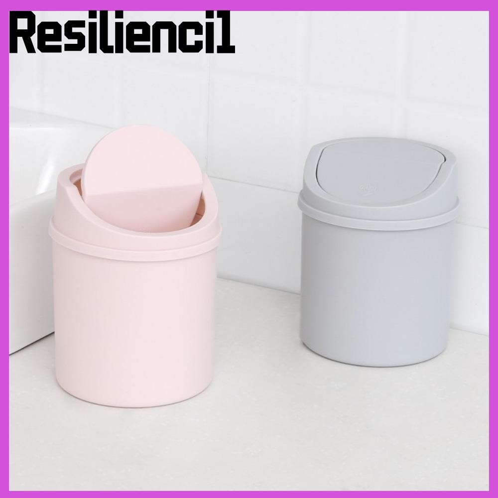 RESILIENCI1 Mini Desktop Bin Bedroom Storage Box with Cover Desk ...