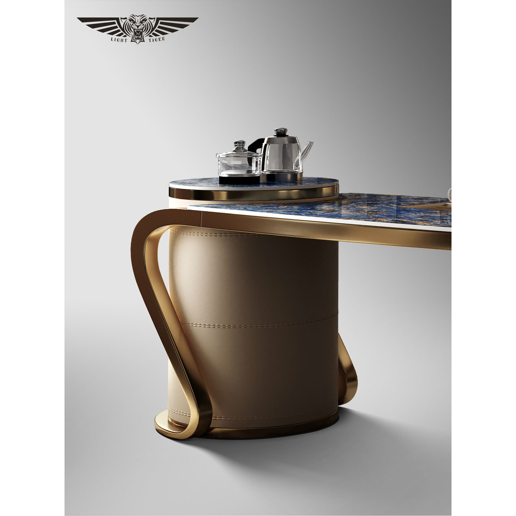 Set Meja Teh dan Kerusi Batu Tersinter Ruang Tamu Minimalis Moden ...