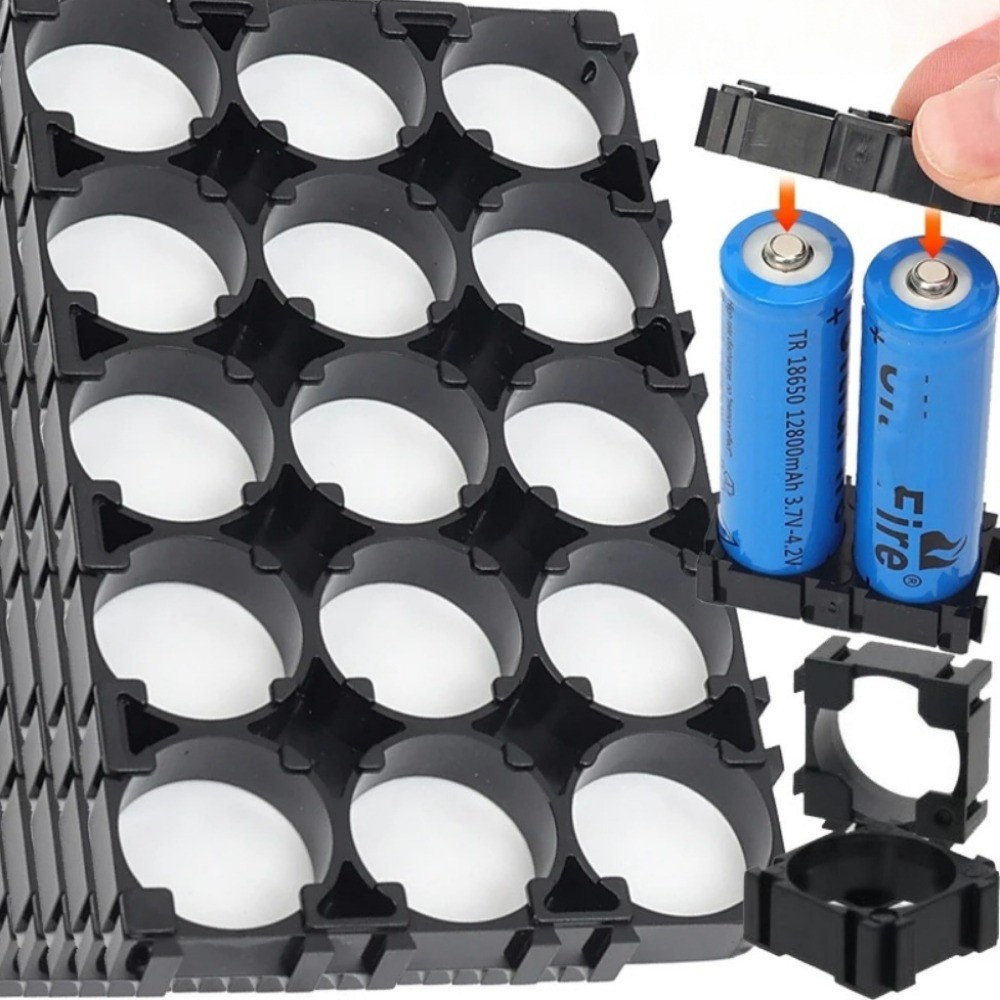 DIY Durable Plastic Li-ION Cell Fixed Brackets Portable 18650 Lithium ...