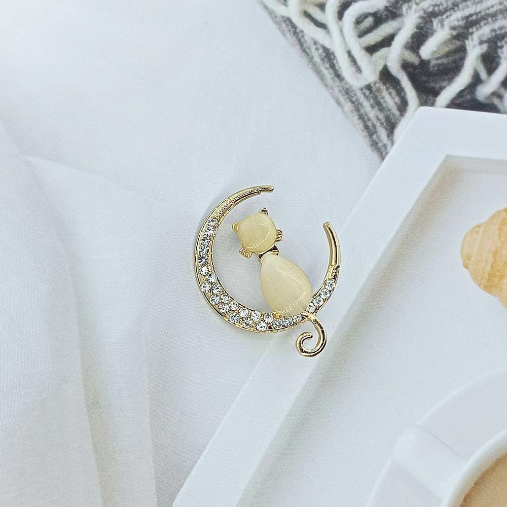 🎀LOCAL READY STOCK!🎀 Kerongsang Kucing Comel Gaya Mewah & Eksklusif ...