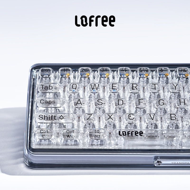 Lofree Lofree 1% Transparent Mechanical Keyboard Wireless Bluetooth ...