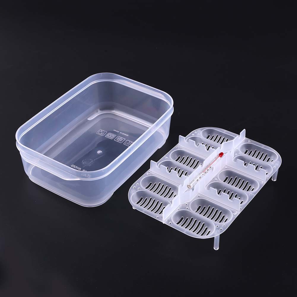 [Ddouble.my] 12 Grids Plastic Reptiles Egg Incubator Tray Snake Eggs ...