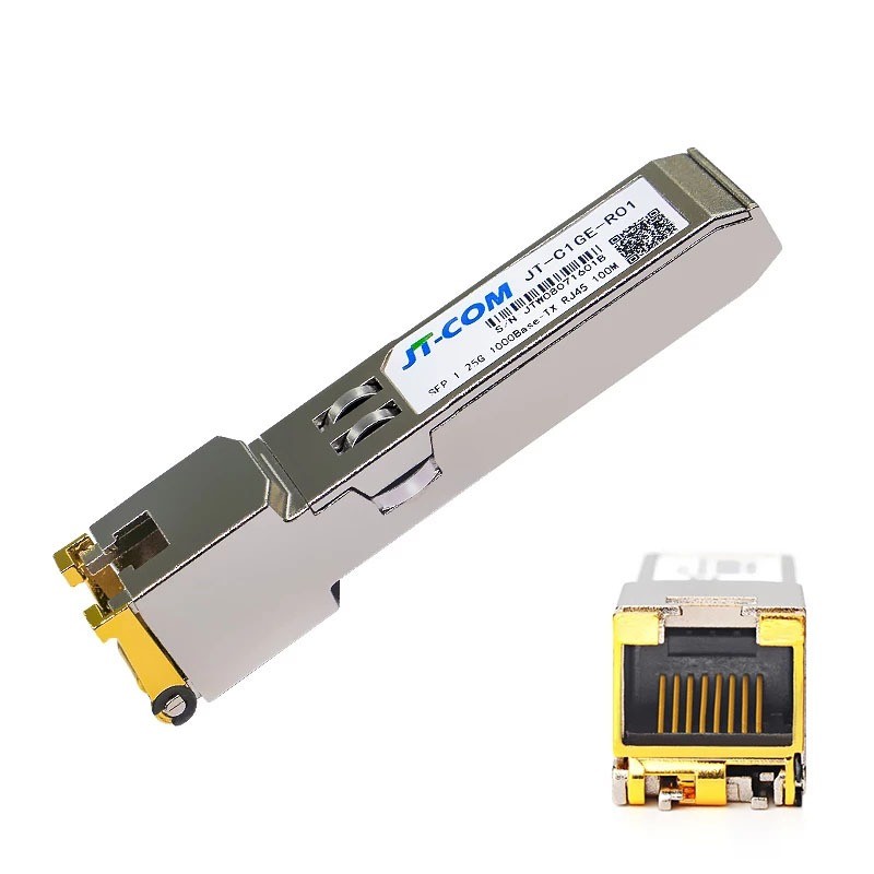 JT-COM Gigabit RJ45 SFP Module 1000Mbps SFP Copper to rj45 Port Module ...