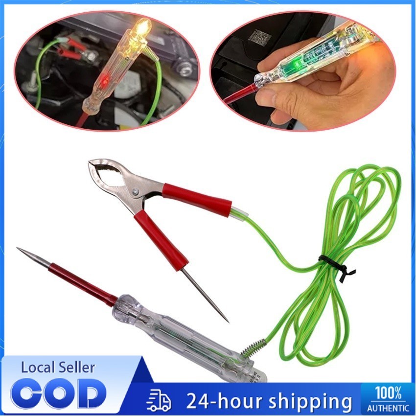 Automotive LED Circuit Tester Test Light with Dual Probes 6-24V Test ...