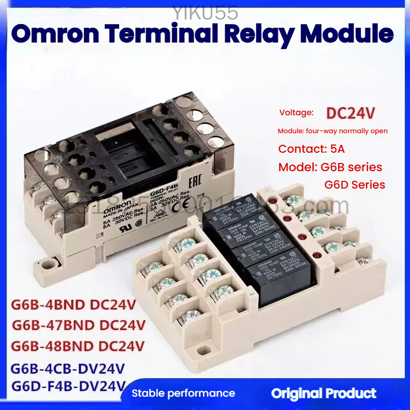 OMRON Terminal relay module G6B-48BND G6B-1174P G6D-F4B 1114P-FD-US | Shopee Malaysia