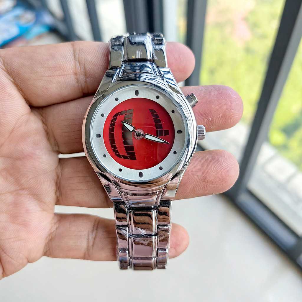 Pintime Retro y2k digital display dual display men's watch ins fashion ...