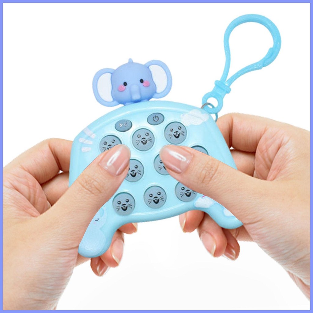 Quick Push Bubble Game Handheld Quick Push Game Console Cartoon Animal ...