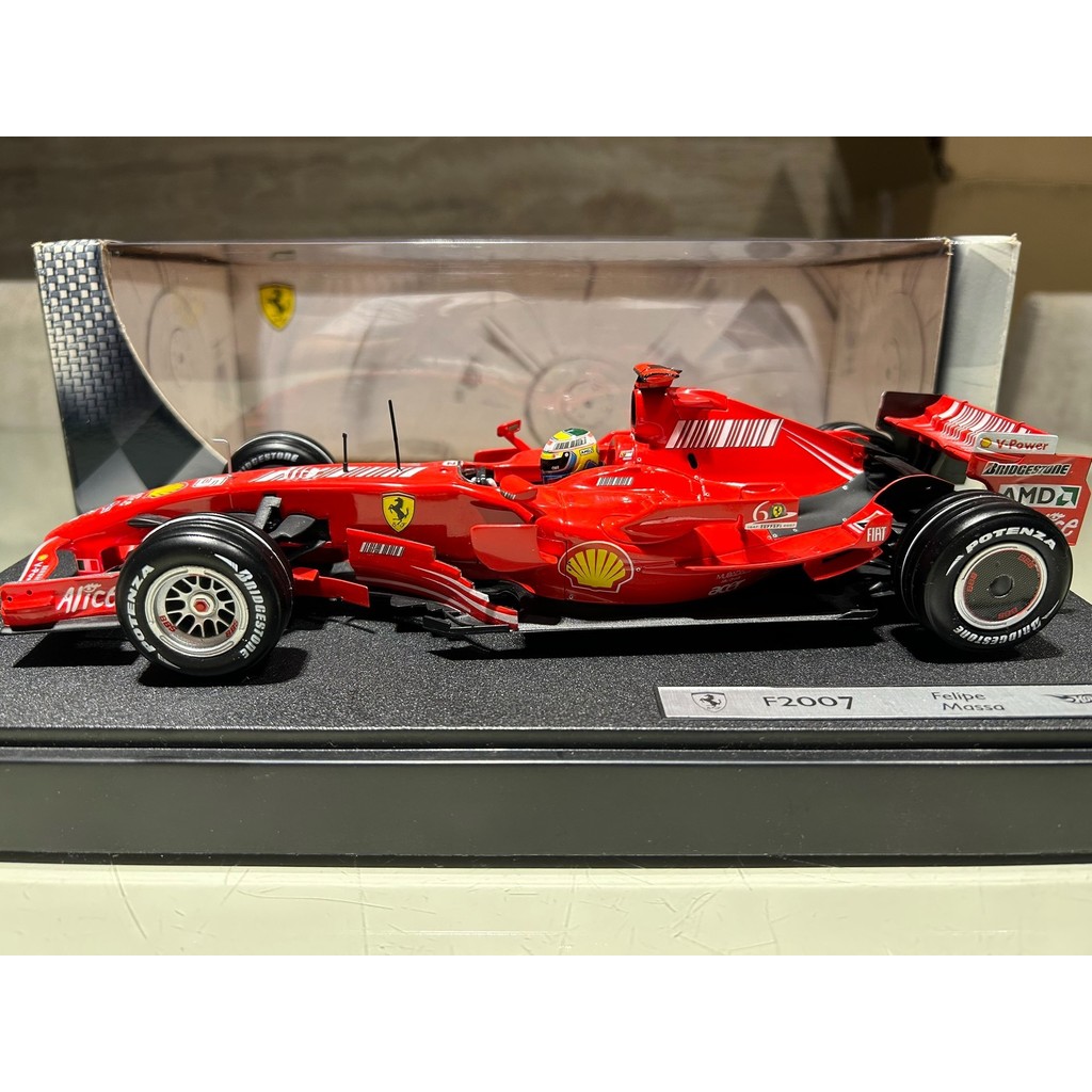 [Ready Stock] Hot Wheels 1/18 Ferrari F2007 Masa Original Barcode ...