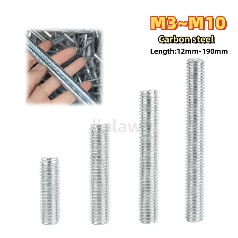 Full Threaded Rod Grade 4.8 Carbon Steel Material Galvanized Stud Bolt ...