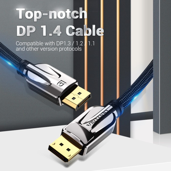 Vention Displayport Cable DP Male to Displayport Male 1080P 240Hz 8K ...