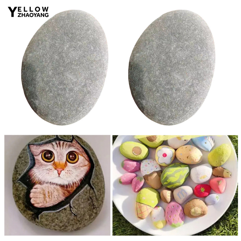 YEH- Painted Rocks for Art Projects Painted Rock Supplies Natural River ...