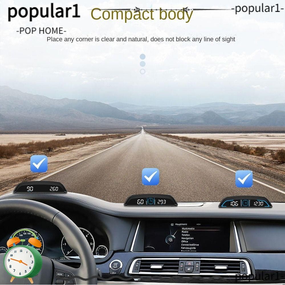 POP HUD Display, Smart Universal Digital Speedometer, Multi-function ...