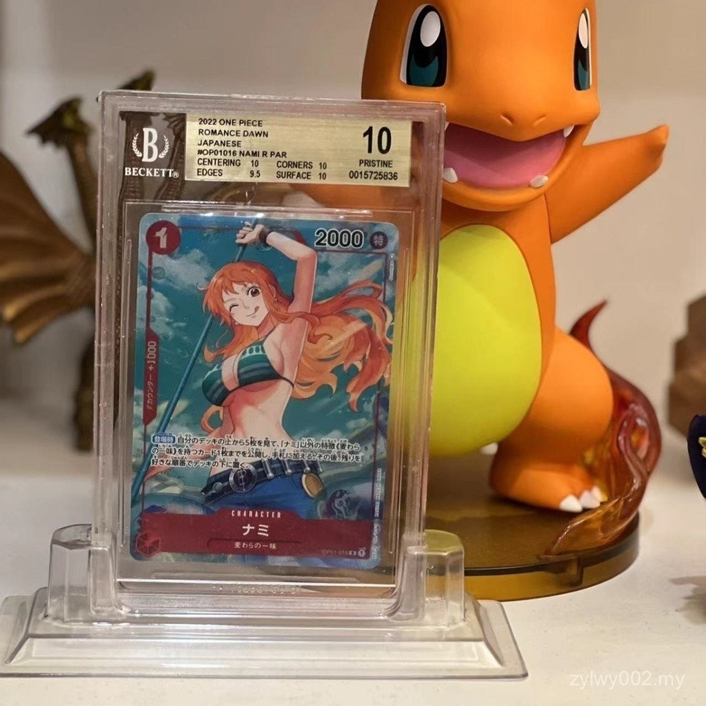 王评级卡牌卡砖PSA Pokémon Blue Eyes White Dragon BGS Yu-Gi-Oh Rating Pemegang ...