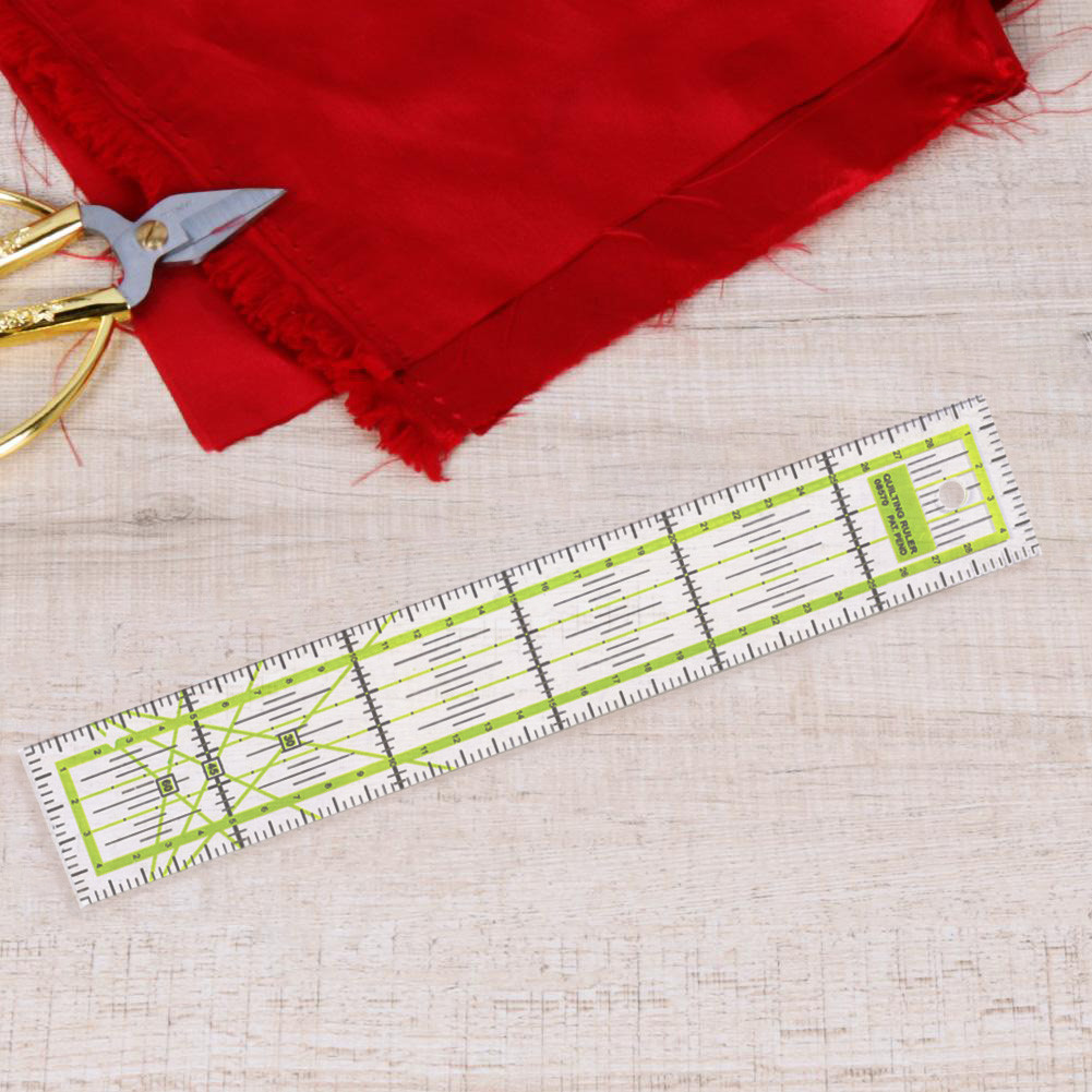 [Redkeev.my] DIY Acrylic Patchwork Ruler Double Color Feet Tailor ...