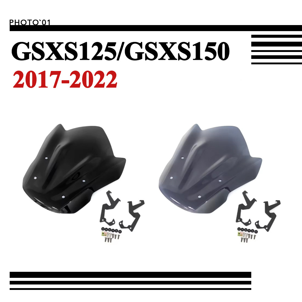 PSLER For SUZUKI GSXS150 GSXS125 GSX S150 GSX S125 Windshield Visor ...