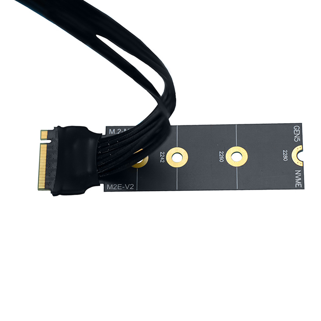 PCIE 5.0 X4 GEN5 SSD Adapter Cable M.2-Mkey Extension Cable 128GBPS for ...