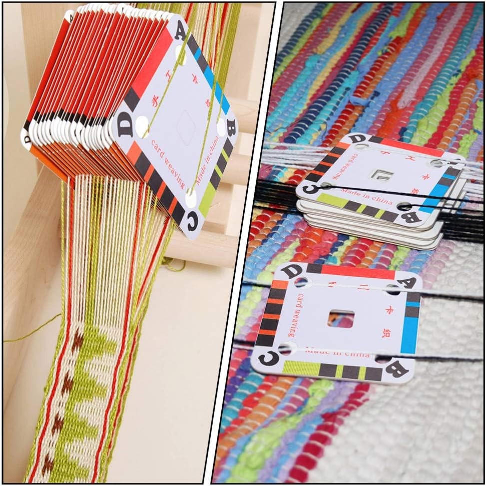 200Pcs Kad Anyaman Tablet Kadbod Anyaman Kad Kertas Loom Kad Kad ...
