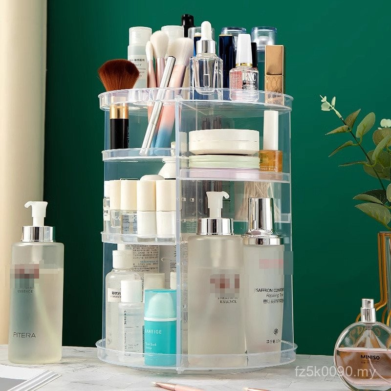 Dormitory Desktop Student Rotating Tidy-up Dressing Table Cosmetics ...