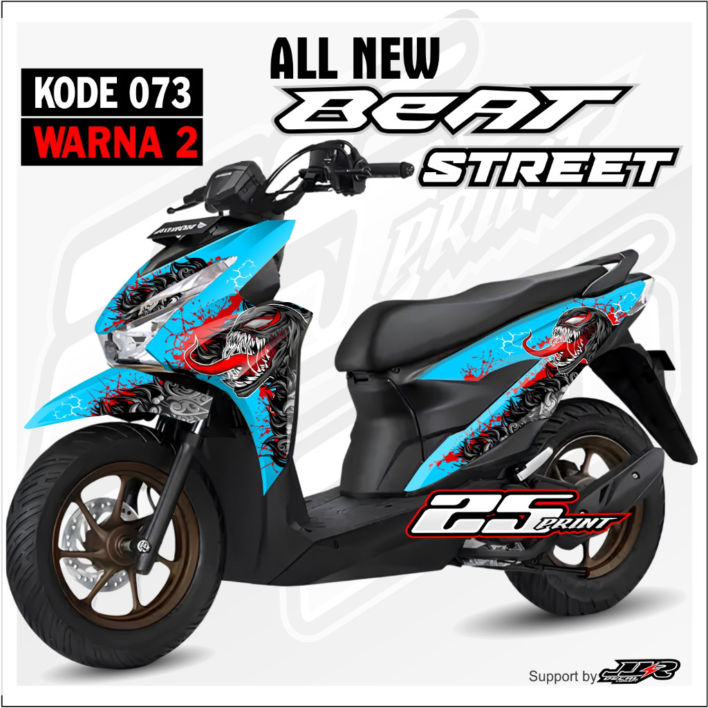 NEW HONDA BEAT STREET STICKERS 2025 CODE 073 HONDA BEAT STREET STICKERS ...