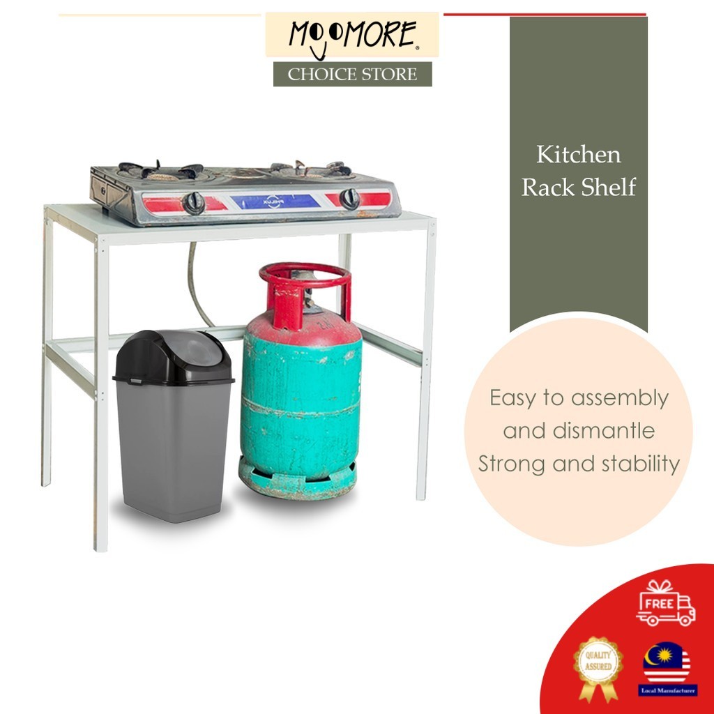 Mojomore Rak Dapur Gas Serbaguna Kitchen Rack Shelf Rak Air Coway Oven ...